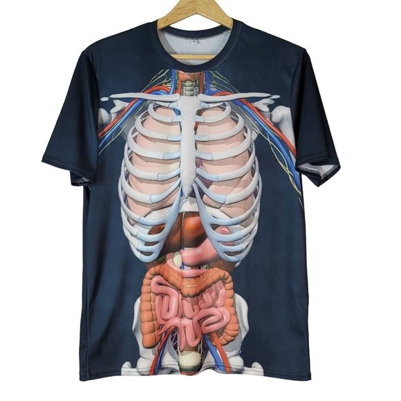 Unbranded | Shirts | Realistic Human Body T Shirt Med School Halloween ...
